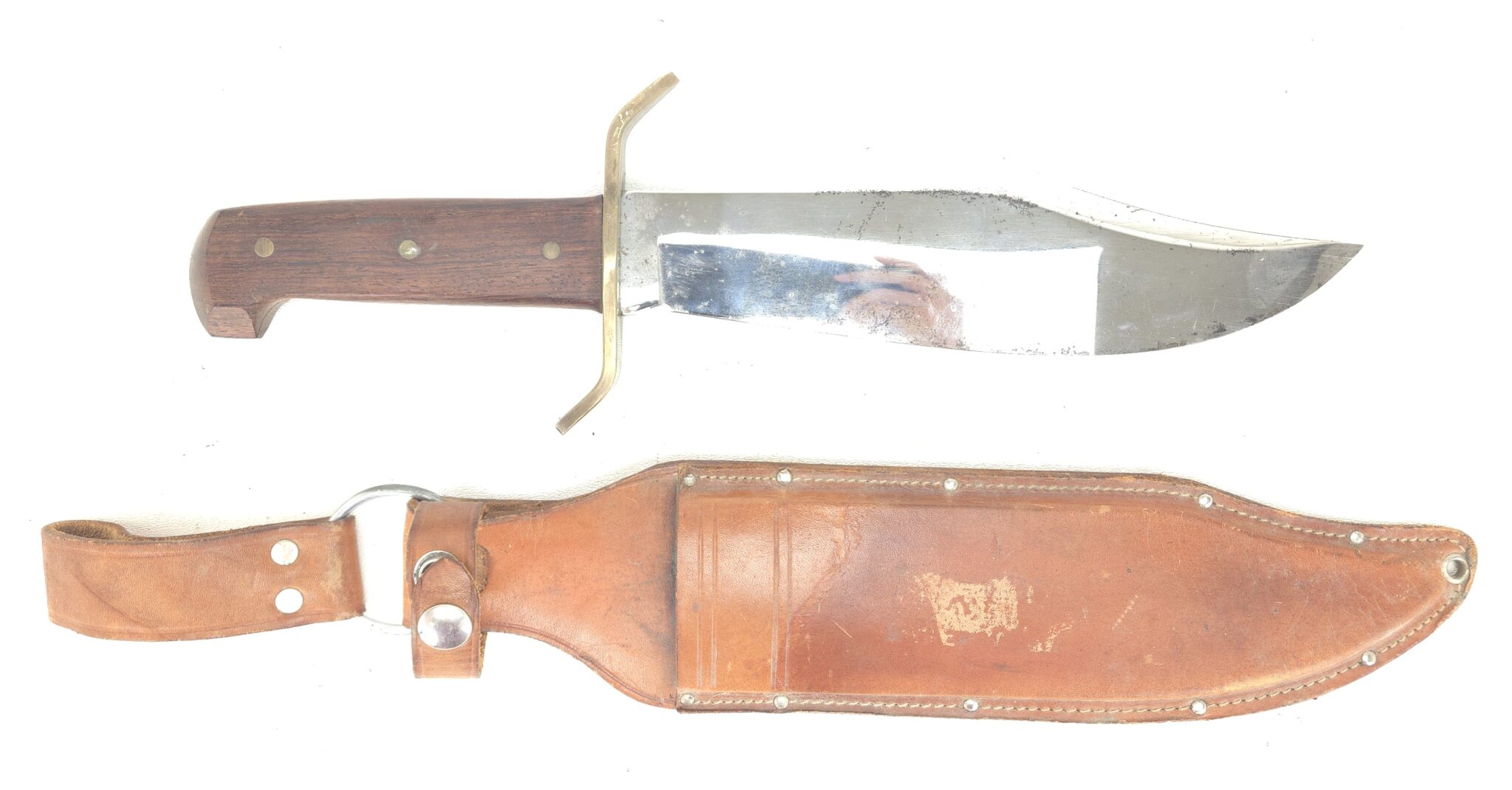 Awesome Vietnam Era Western W49 Bowie Knife Original Chrome Blade ...